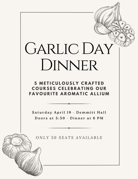 National Garlic Day Dinner - April 19, 2025